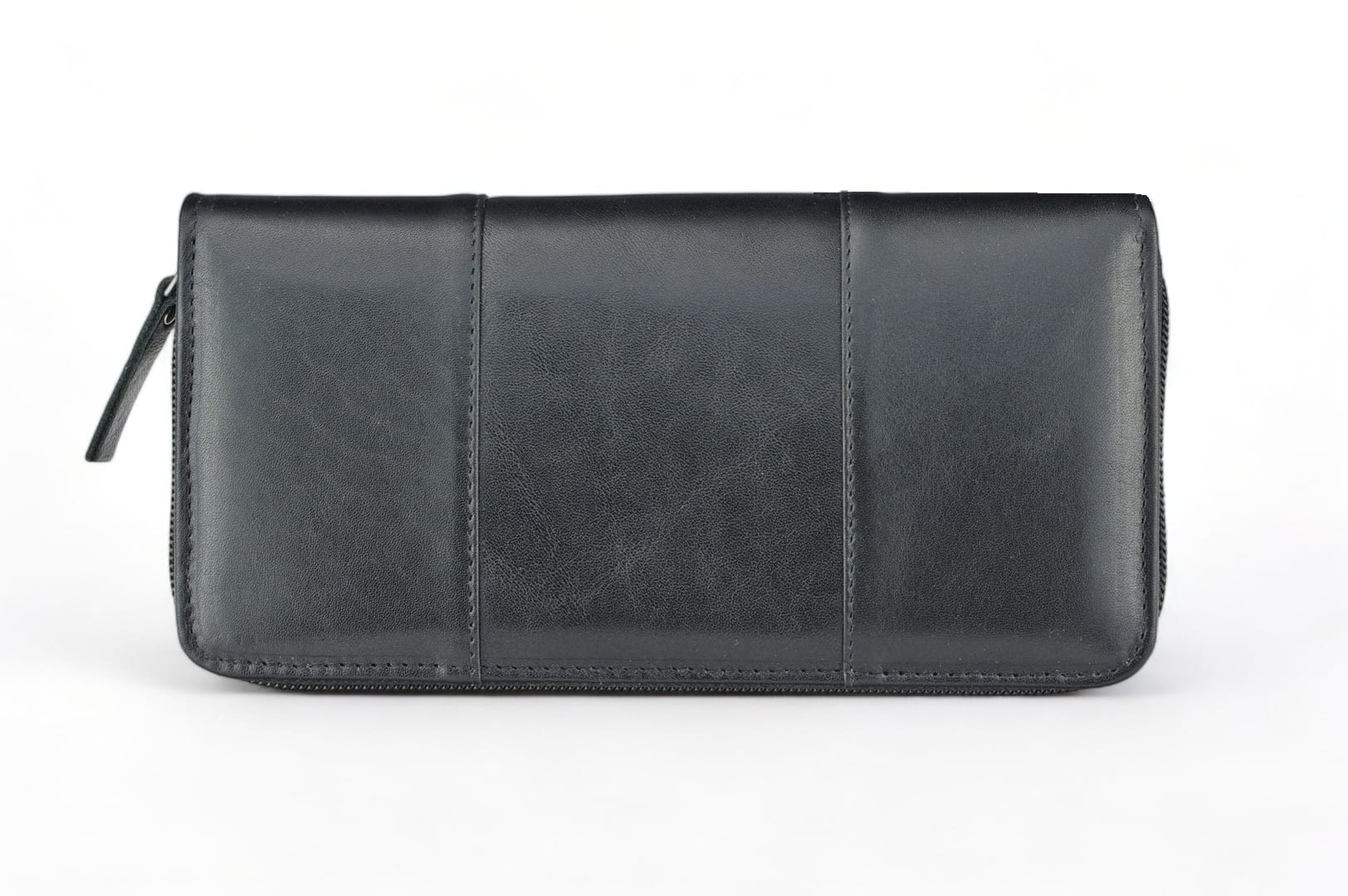 Elegant Leather Wallet Model 30 BL-0-1 in Black | Eric Lasko